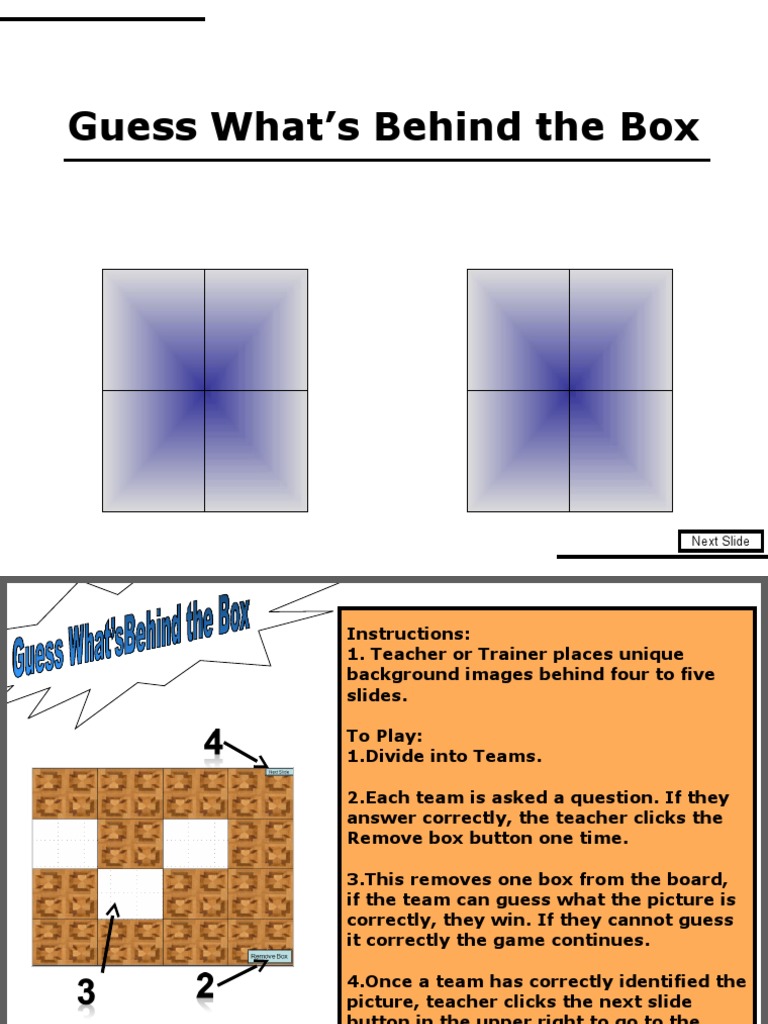 Ice Breaker Guessing Game | PDF