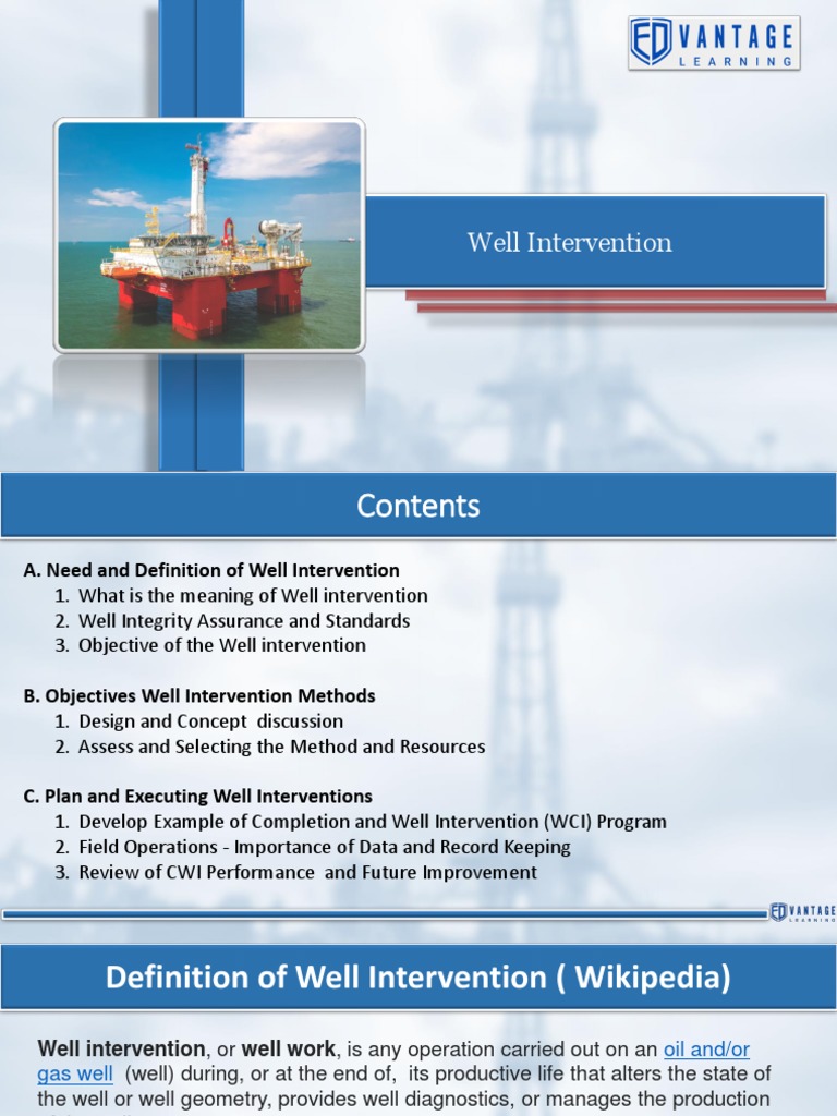 Well Intervention Fundamentals | PDF