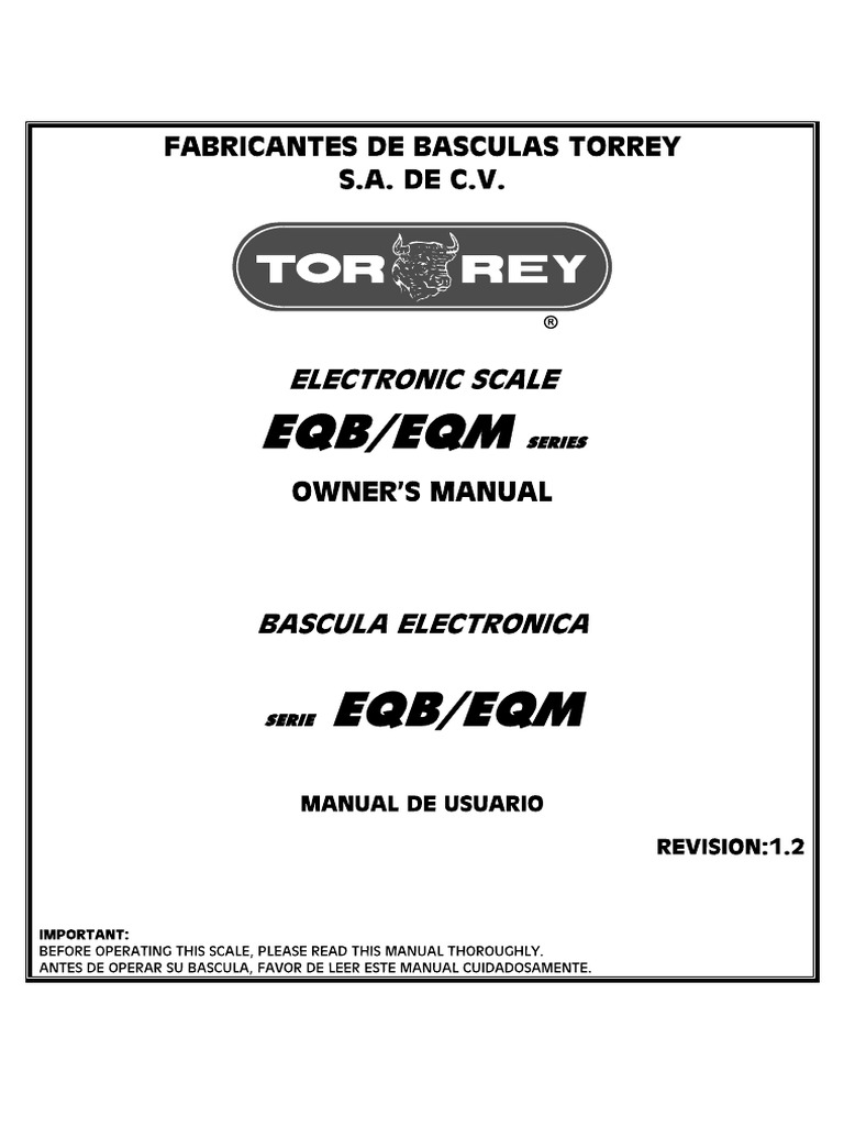 Eqb Eqm User Manual | PDF