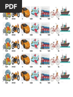 Transport Vocabulary Word Wall | PDF