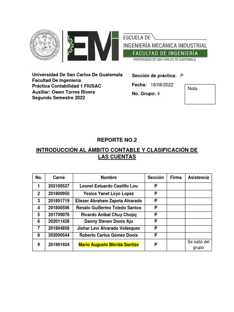 Reporte 2 Grupo 4p-1 | PDF | Contabilidad | Impuestos
