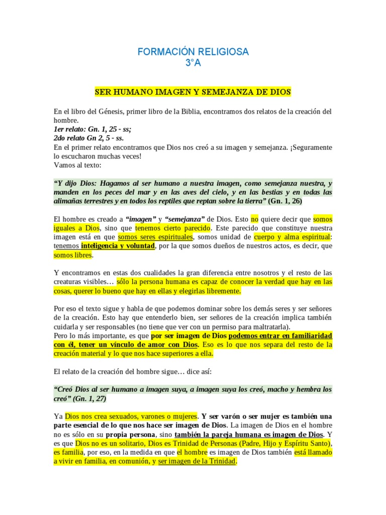 Imagen y Semejanza | PDF | El pecado original | Creencia y doctrina cristiana