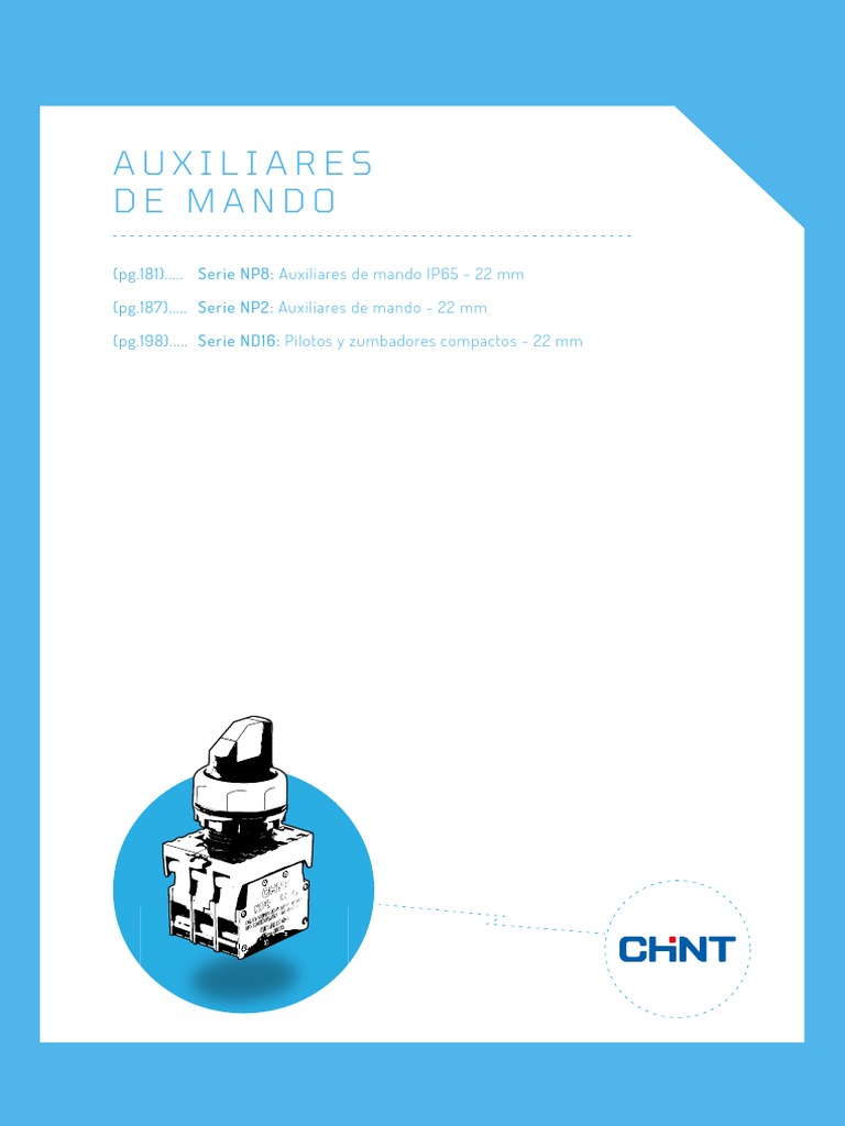 Chint - Catálogo2021 - SOLUCIONES PARA LA INDUSTRIA - AUXILIARES DE MANDO | PDF | Compuestos ...