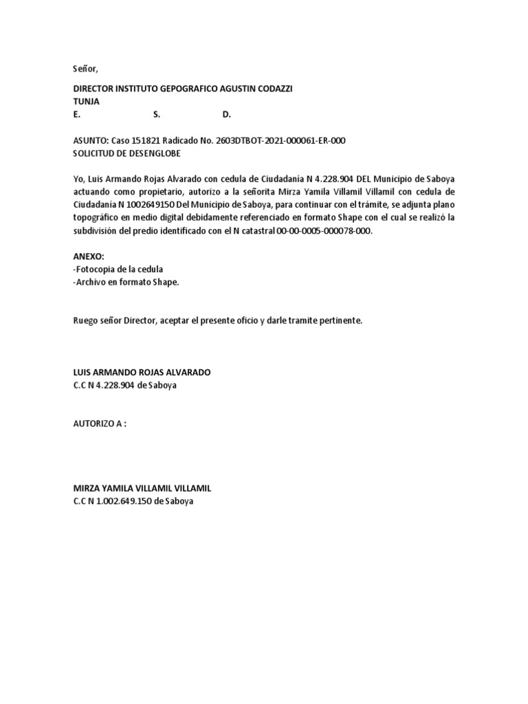 Autorizacion Igac | PDF