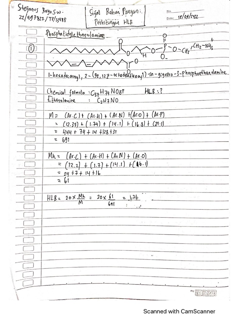 Perhitungan HLB | PDF