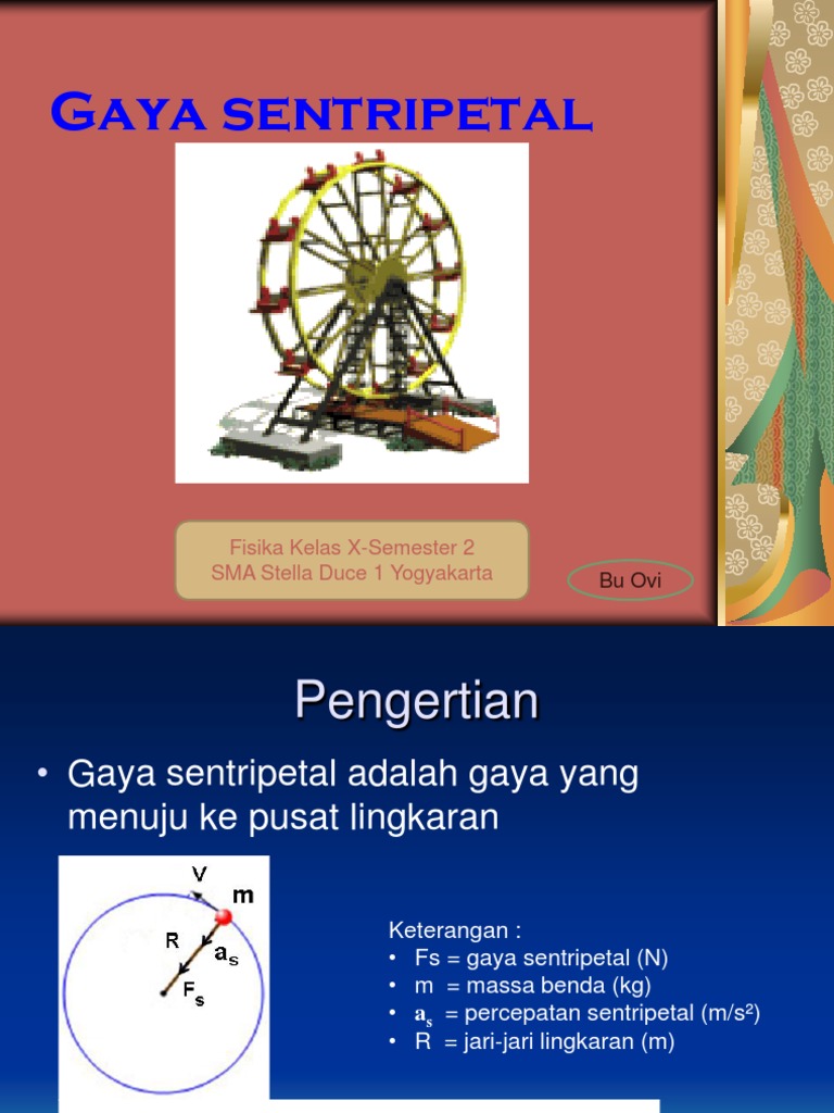 Gerak Sentripetal | PDF | Metode & Bahan Ajar | Sains & Matematika