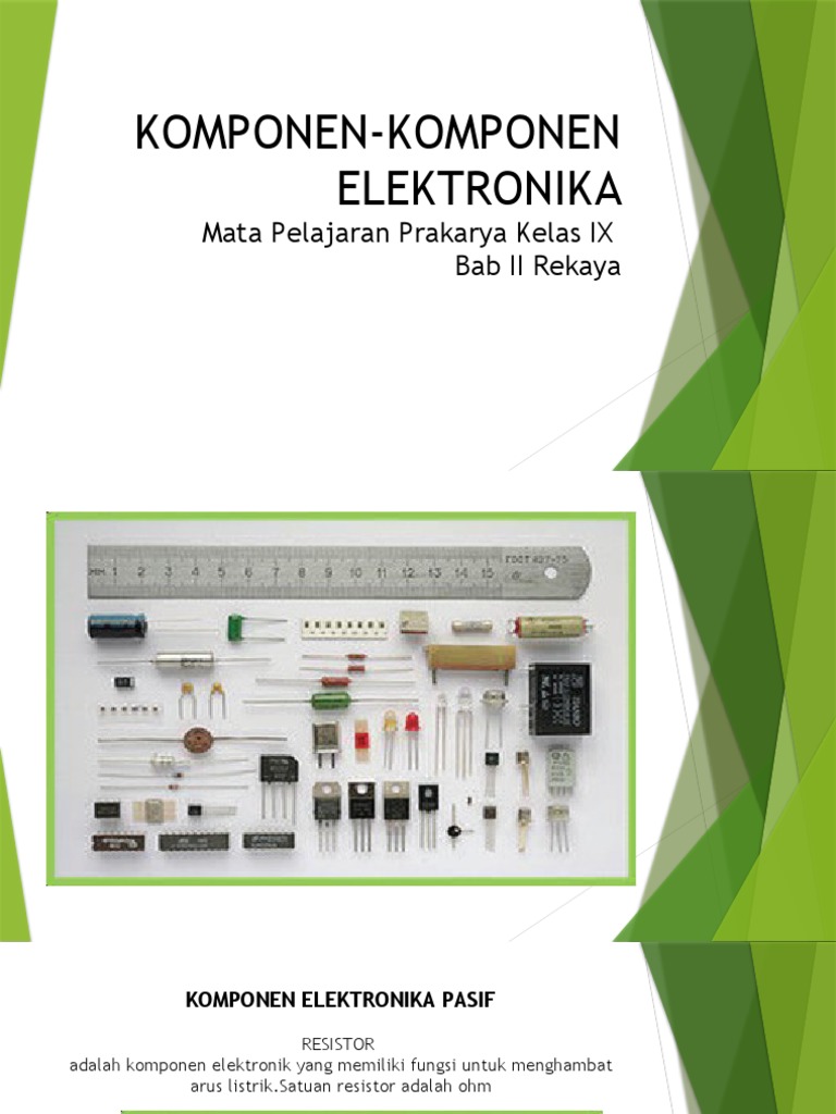Komponen-Komponen Elektronika | PDF
