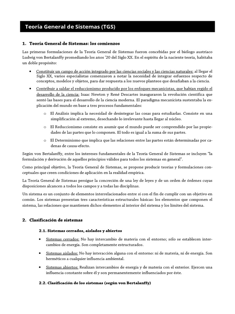 Resumen 2. (Libro Naranja) | PDF | Teoría de sistemas | Pensamiento