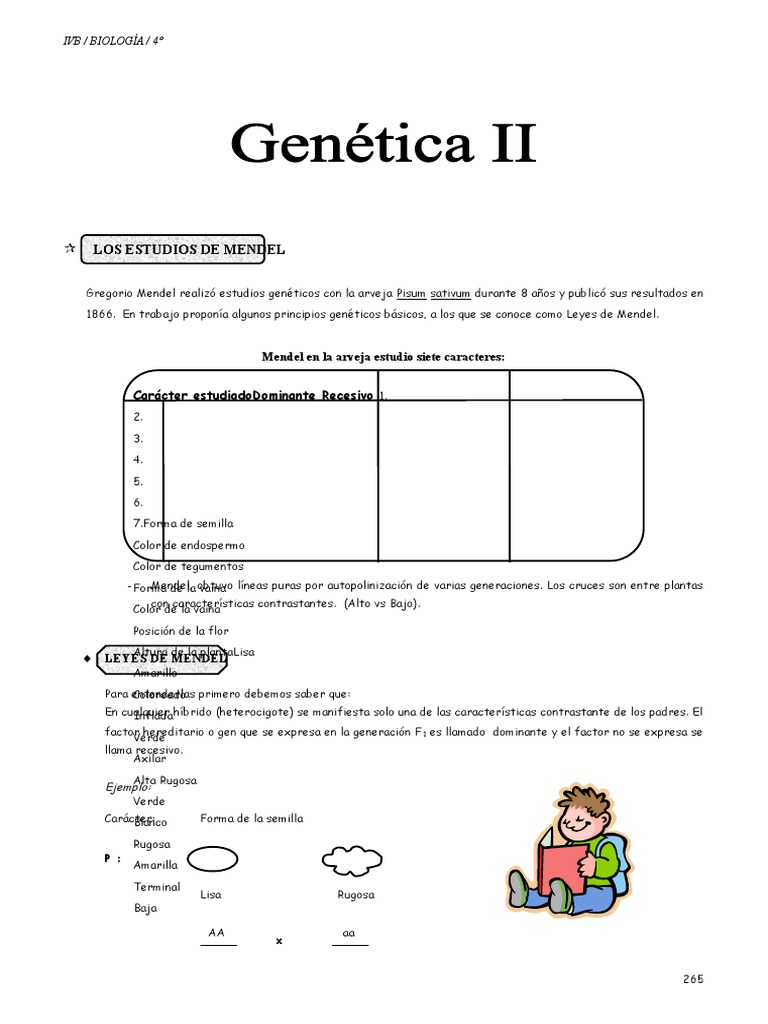 IV Bim - 4to. Año - Bio - Guía 2 - Genética II | PDF | Dominancia (Genética) | Alelo