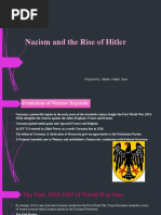 Nazism and The Rise of Hitler Term 1 Revision Worksheet - Answers | PDF ...