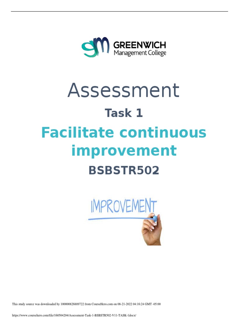 Assessment Task 1 BSBSTR502 V1.1 TASK 1 | PDF | Policy | Decision Making