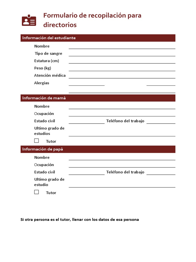 Formato Formulario | PDF