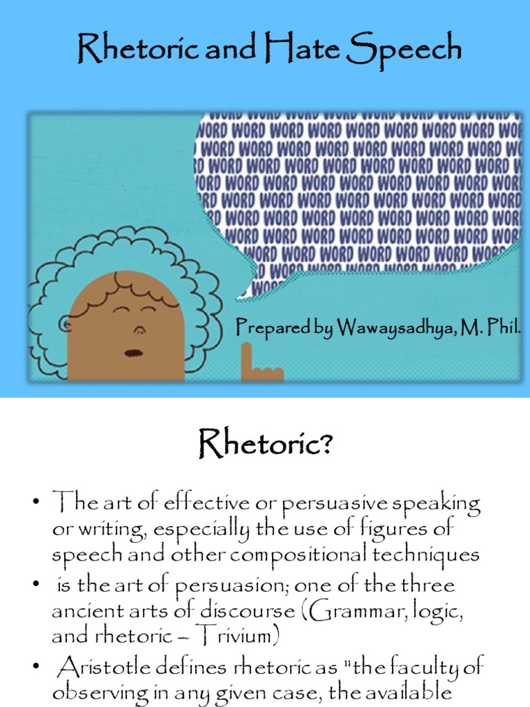Rhetoric | PDF | Rhetoric | Public Speaking
