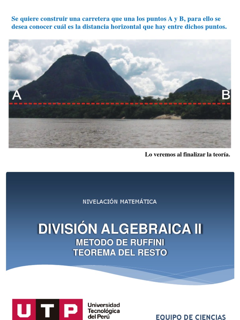 U5.s04 - Ruffini - Resto Teoria | PDF | División (Matemáticas ...