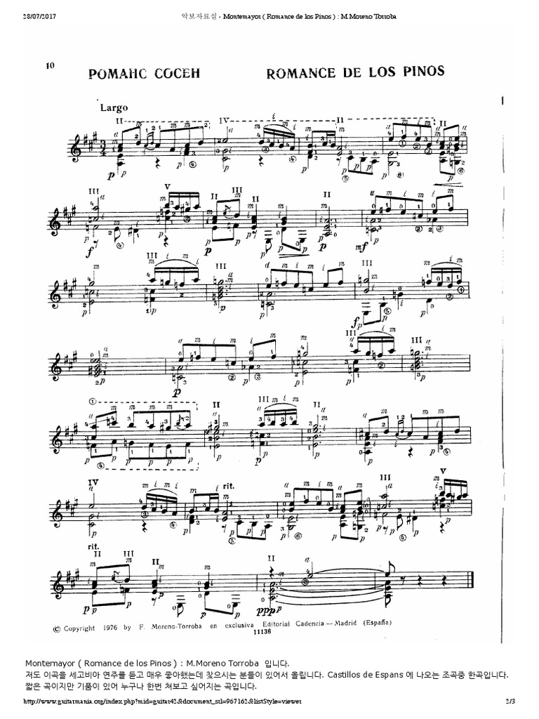 TORROBA - Romance de Los Pinos | PDF