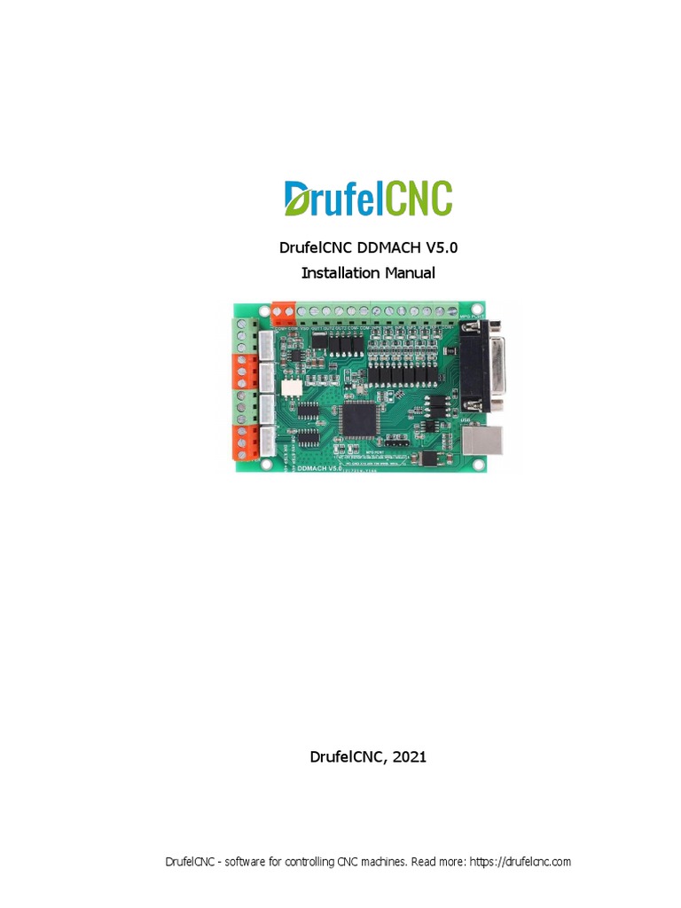 DrufelCNC DDMACH Manual | PDF | Keyboard Shortcut | Numerical Control