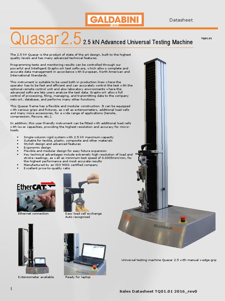 Galdabini Datasheet - TQ01.01.R01 | PDF | Computing | Computer Engineering