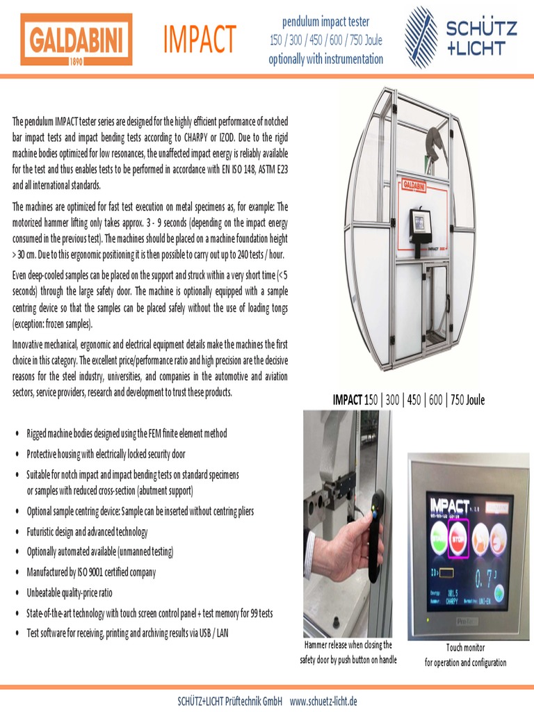 Galdabini Pendulum - Impact | PDF | Manufactured Goods