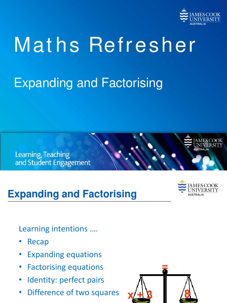 MR - 9 Expanding and Factorising | PDF | Factorization | Multiplication
