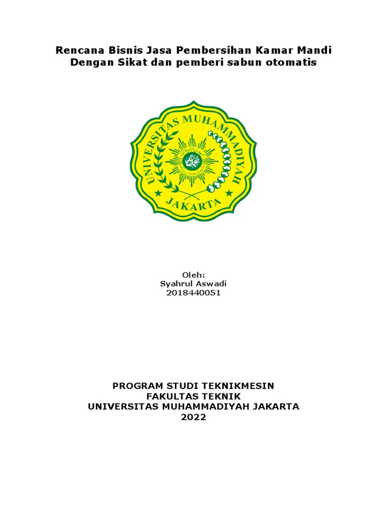 Rencana Bisnis Produksi Kasur Pijat Otomatis | PDF