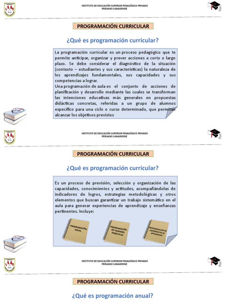 Programación Curricular | Descargar gratis PDF | Plan de estudios ...