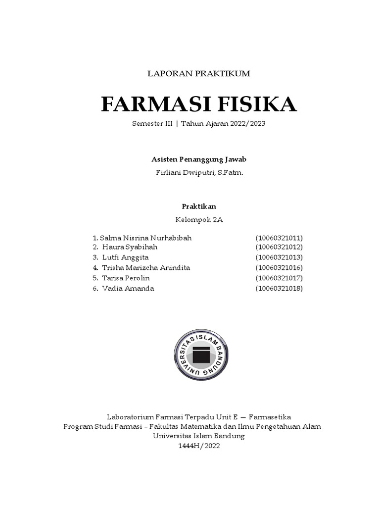 Laporan Praktikum Farfis 1 | PDF