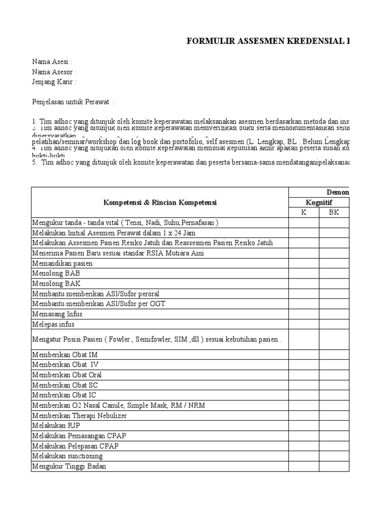 Perina Assesmen | PDF