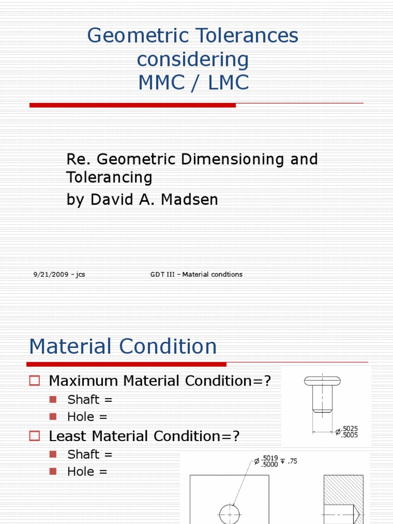 GDT III MatCond | PDF