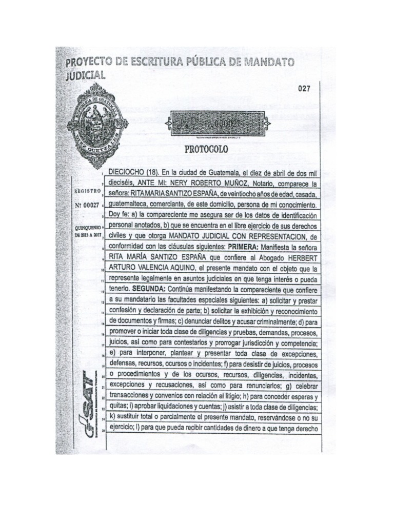 Mandato Judicial | PDF