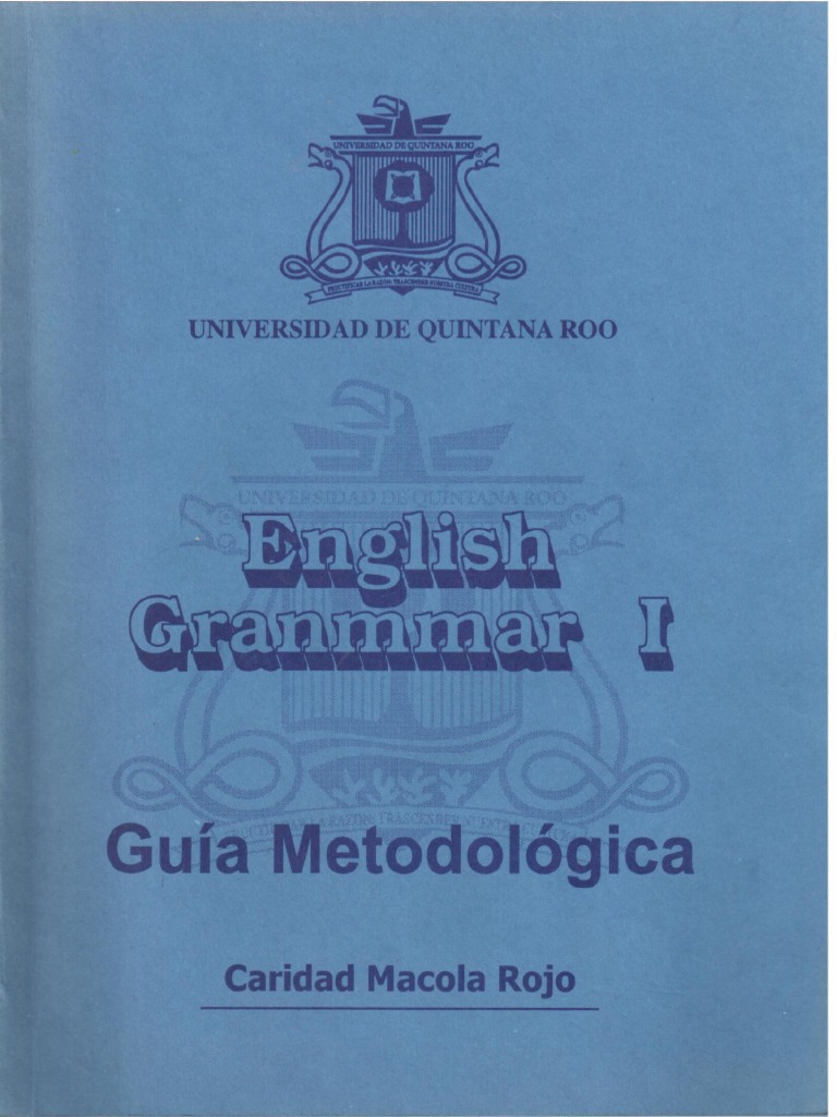 ENGLISH GRAMMAR I Caridad Macola 1stpart | PDF