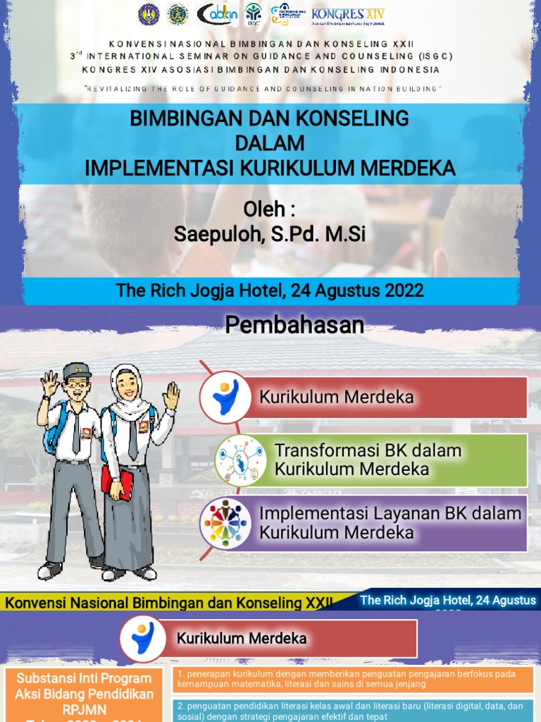 BK Dalam Implementasi Kurikulum Merdeka - 240822 | PDF