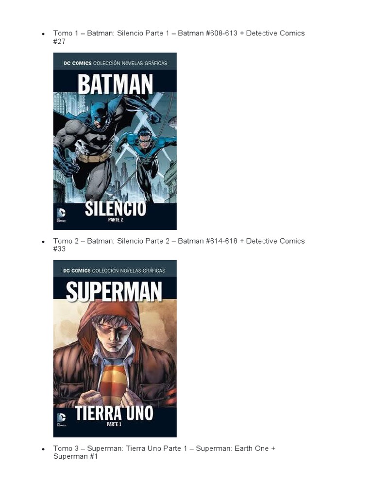 Una colección ecléctica de historias de superhéroes | PDF | hombre murciélago | DC comics