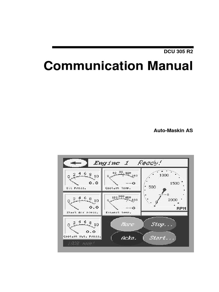 DCU 305 R2 Communication - Manual - 2006 | PDF | Computer Networking | Electrical Engineering