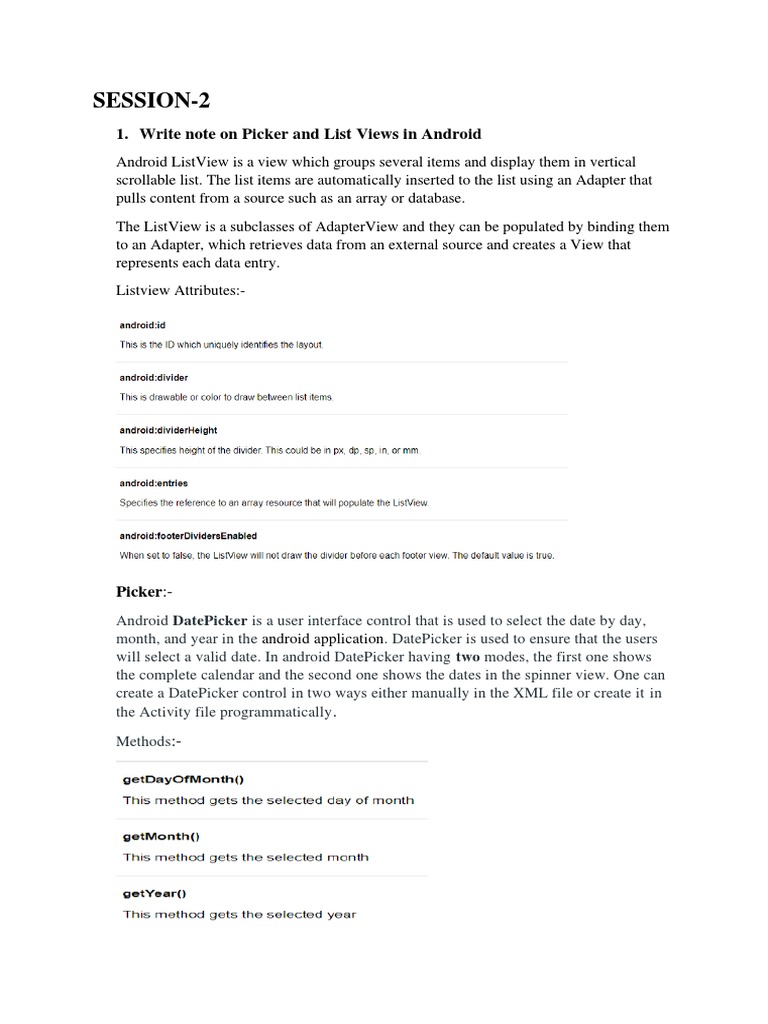 Session 2 | PDF | Mobile App | Menu (Computing)