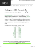 4.5. Pin Diagram of 8051 | PDF | Microcontroller | Integrated Circuit