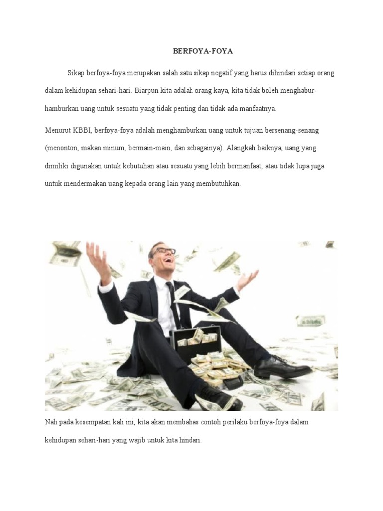 Kliping Berfoya Foya | PDF