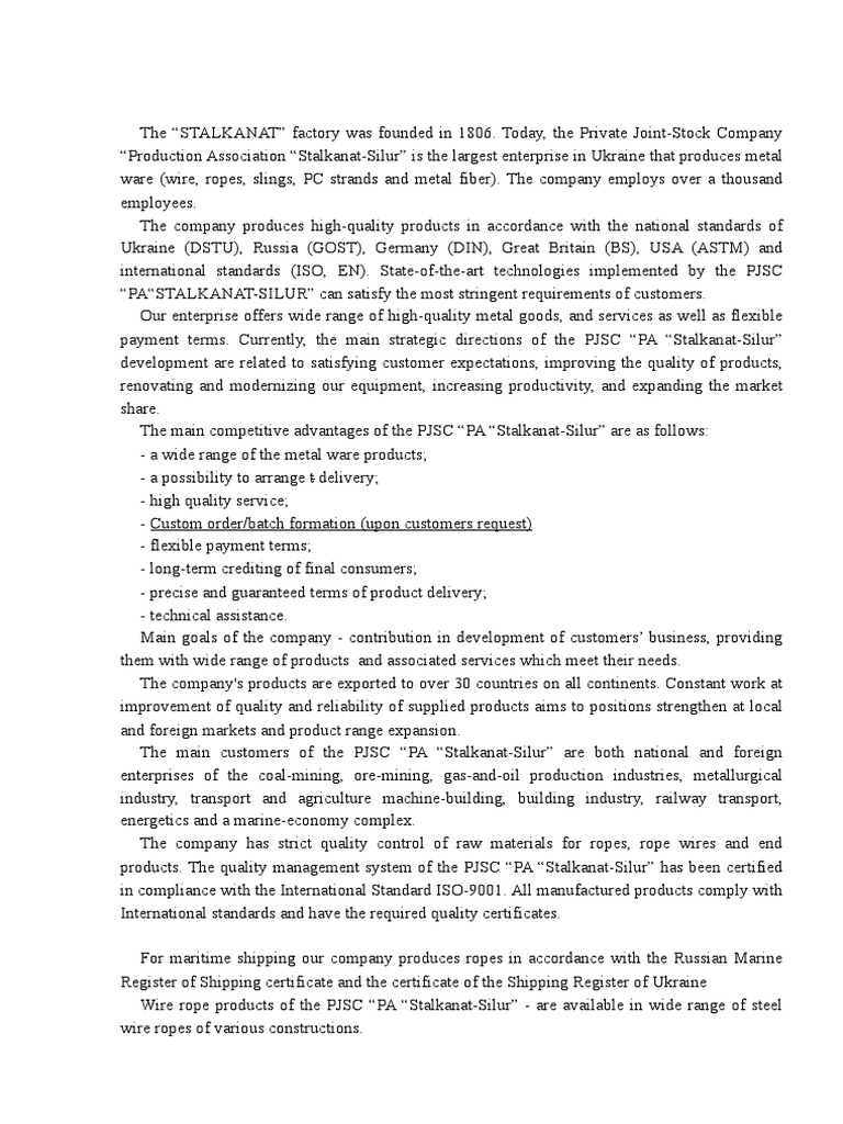 Catalogue Ropes en | PDF | Wire | Rope