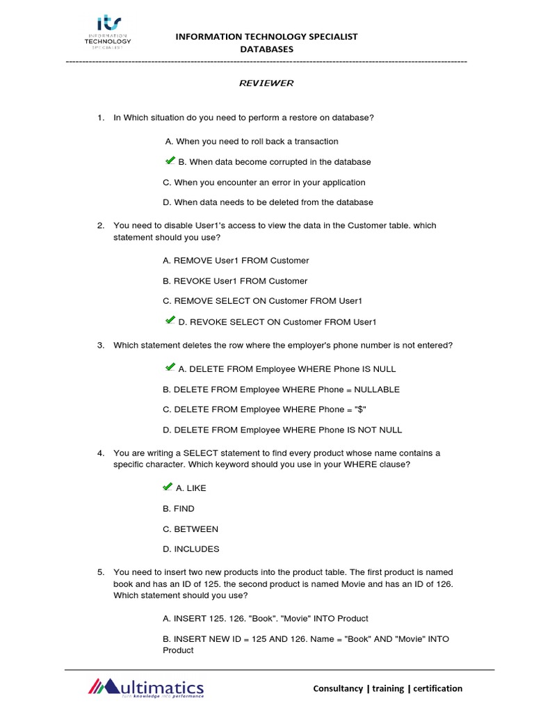 Reviewer S008 - Its Databases - National - 2022 | PDF | Database Index | Databases
