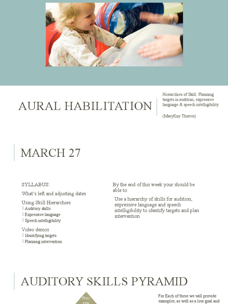 Auditory Skills Pyramid | PDF