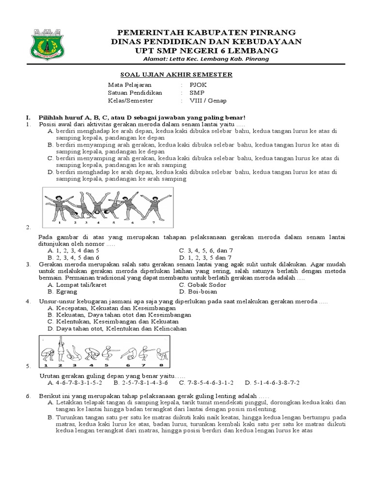 Soal PJOK Kelas 8 | PDF