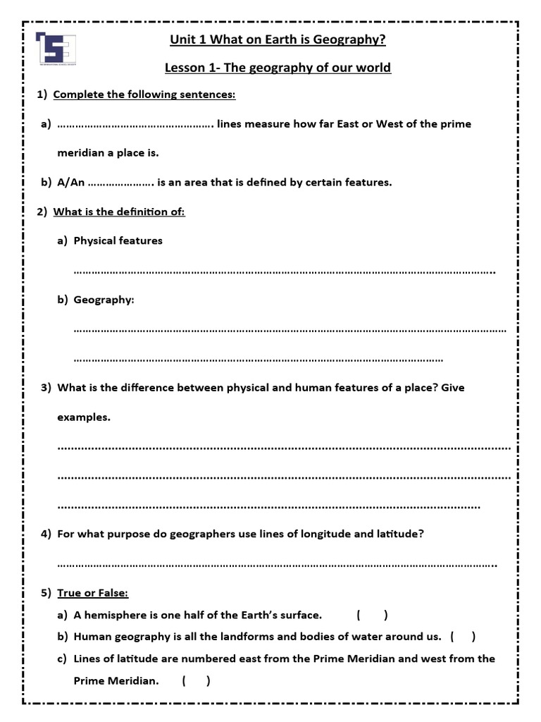 Gr4-Lesson 1-HW - CH1 | PDF