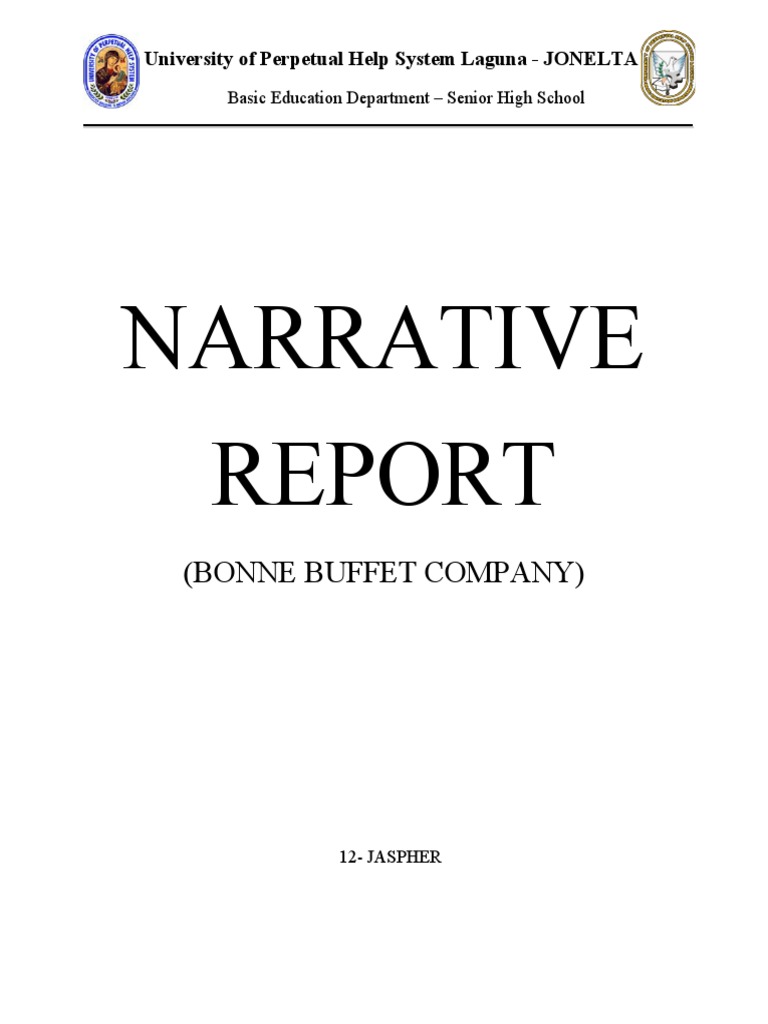 Narrative Report | PDF | Sales | Entrepreneurship