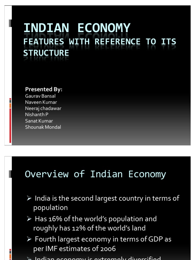 Indian Economy | PDF | Economy Of India | Economic Growth