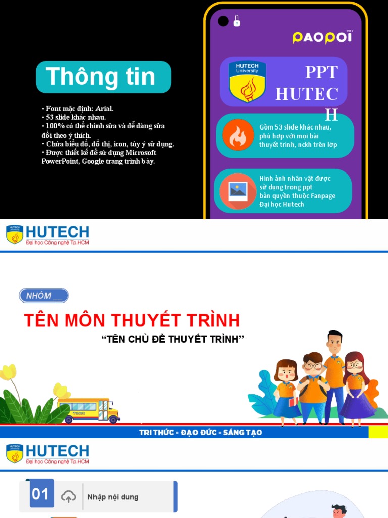 Template Hutech Powerpoint - WWW - Paopoi.xyz | PDF