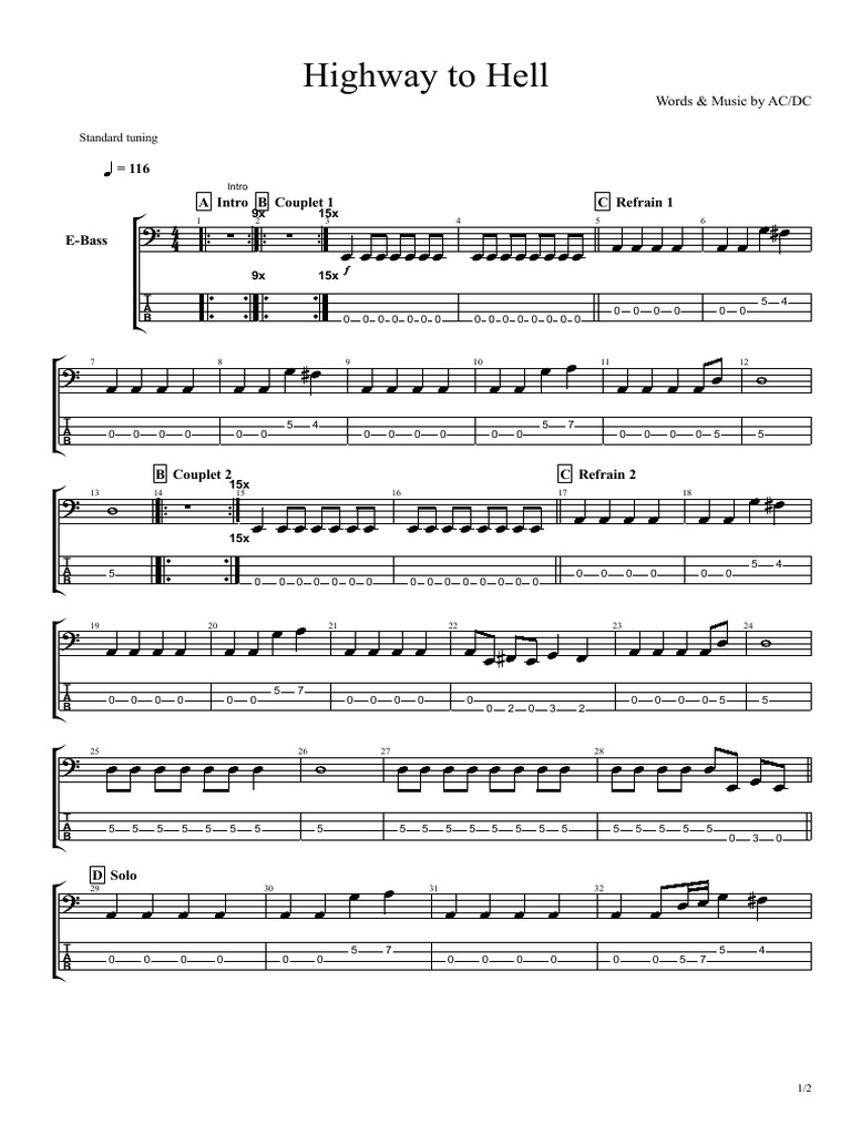 ACDC - Highway To Hell | PDF | Recorded Music | Albums