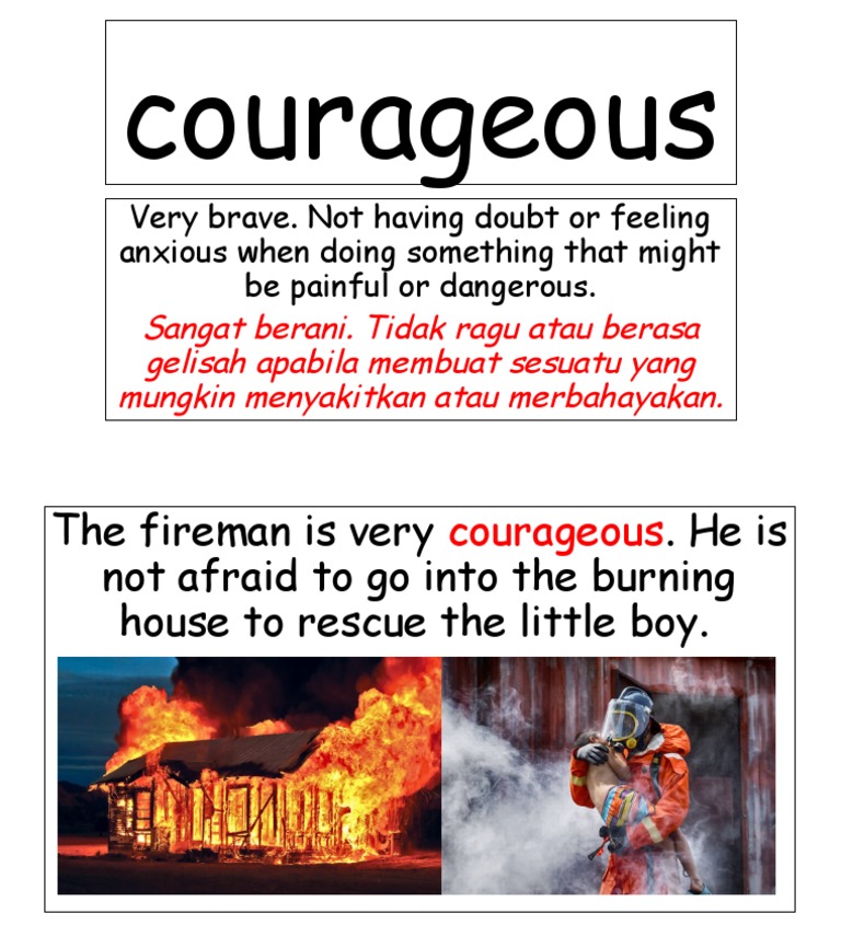 Courageous Word of The Day | PDF