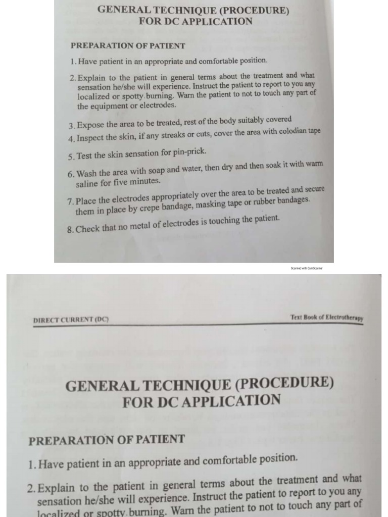 Electrotherapy Manual Pdf