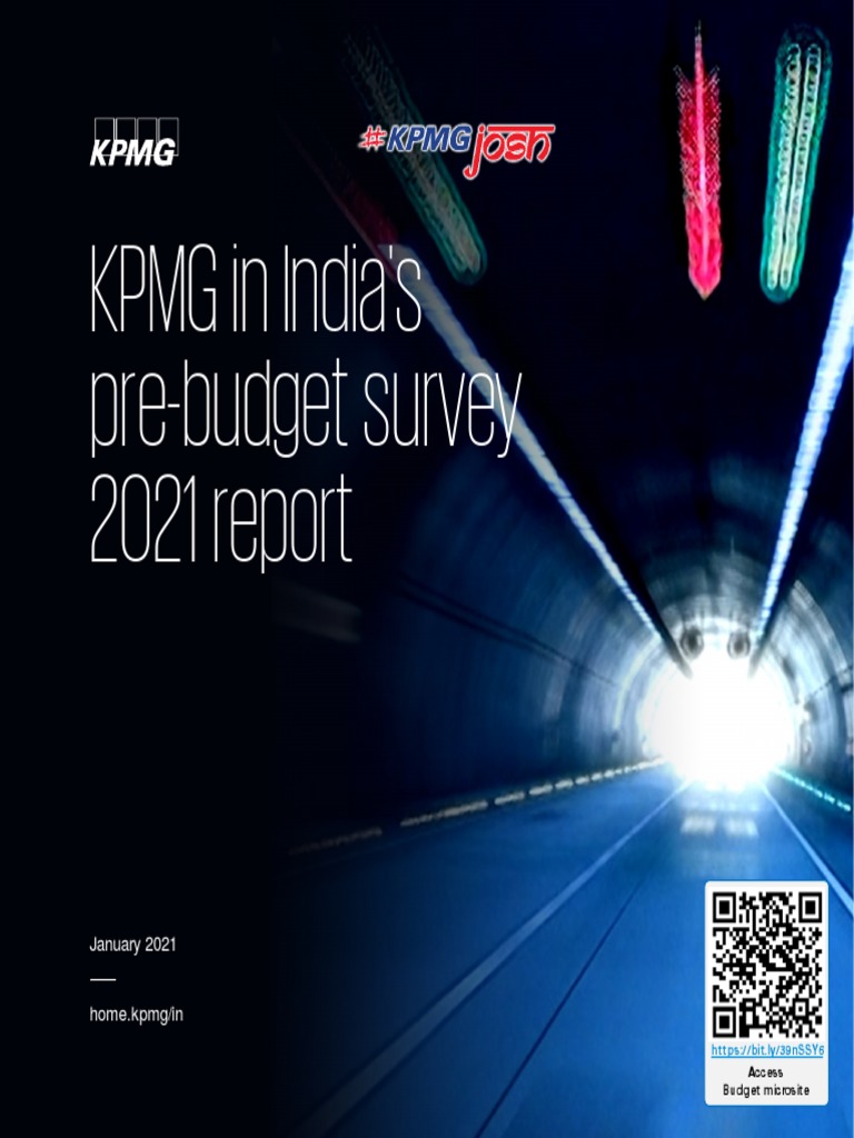 KPMG - India's Pre Budget Survey 2021 Report | PDF