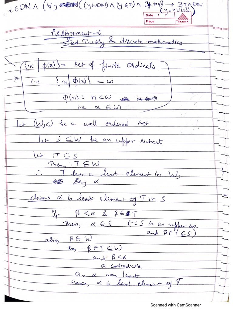 Assignment 6 Sets | PDF