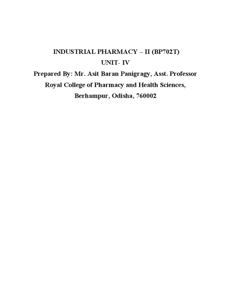 BP702T IP Unit IV - Pooja | PDF | Iso 9000 | Six Sigma